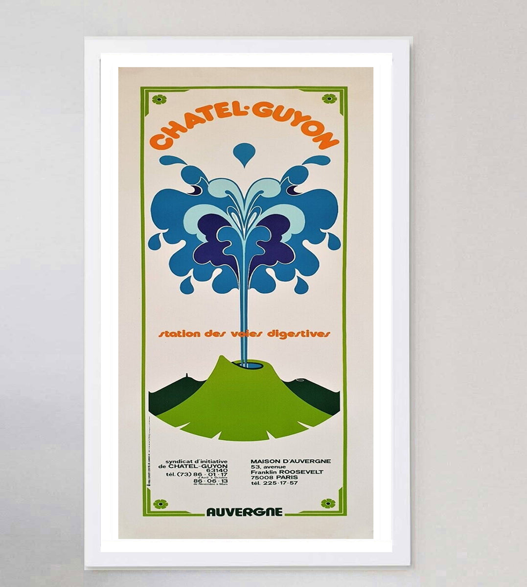 Shop Chatel-Guyon Auvergne | Original Vintage Poster for Sale