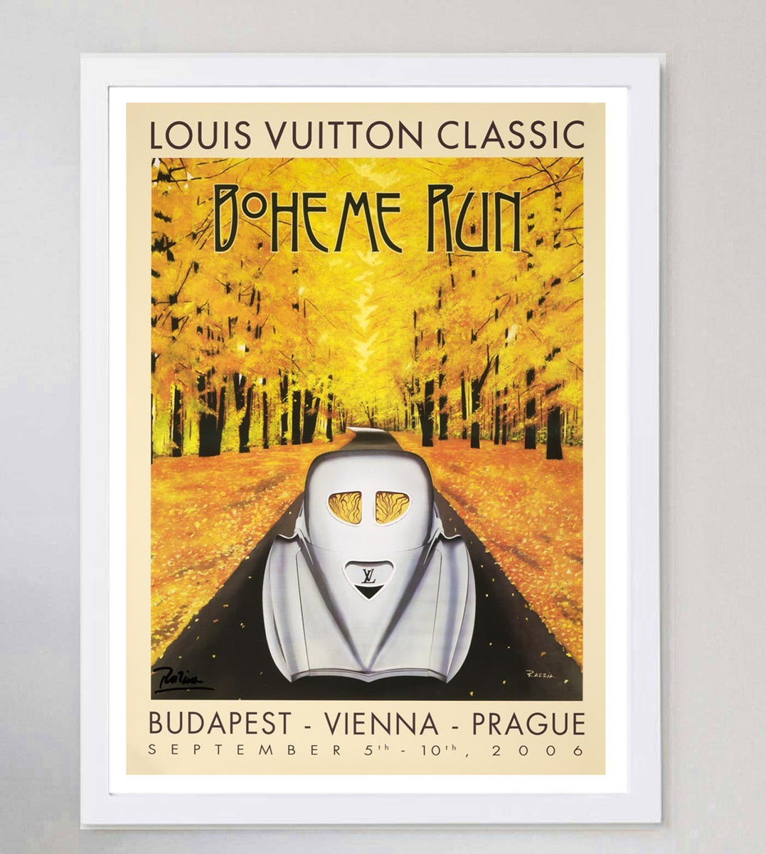 Shop Louis Vuitton Classic Boheme Run 2007 - Razzia Original Poster Online