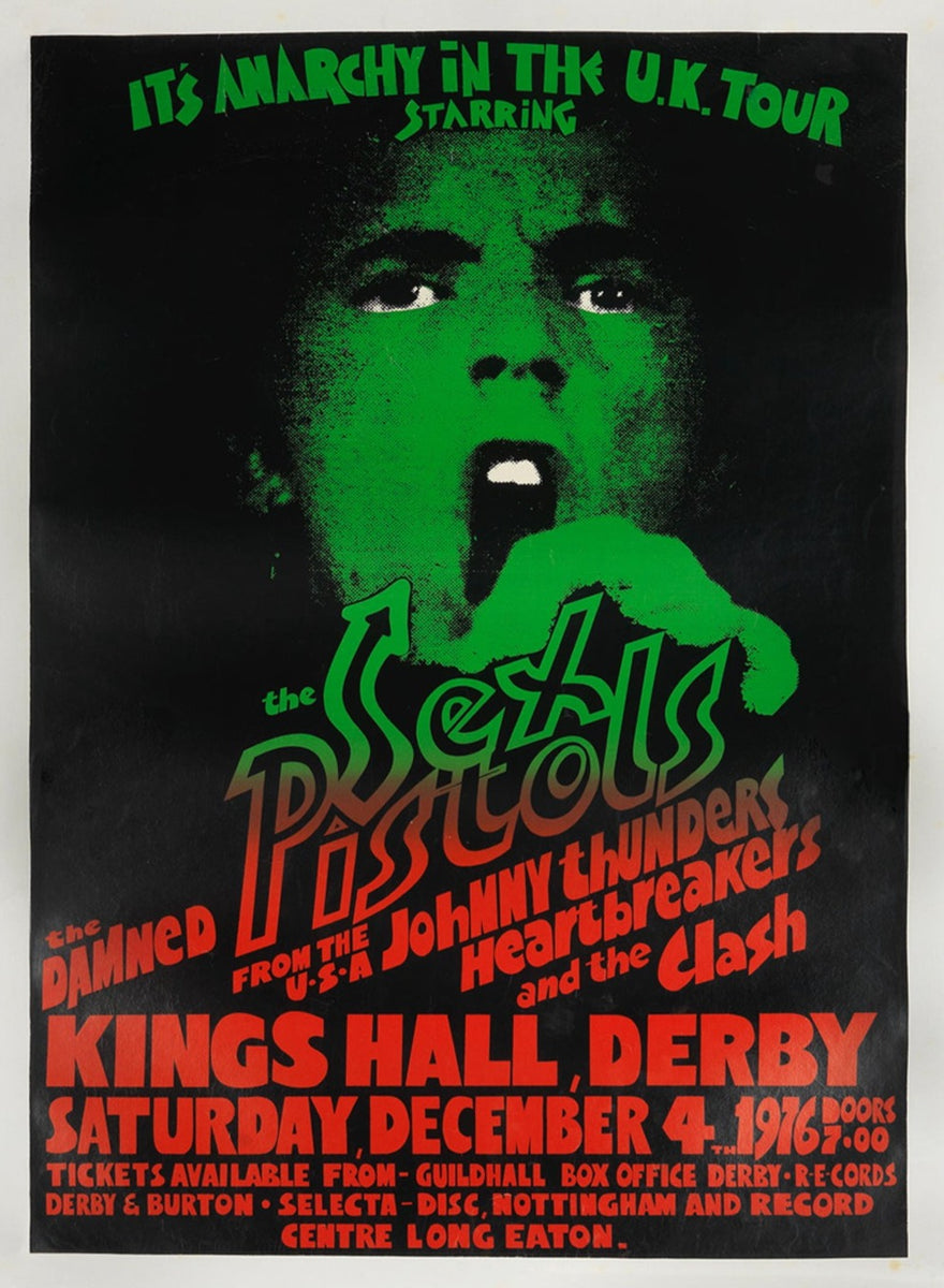 Shop Sex Pistols Anarchy In The U K Tour Original Vintage Poster