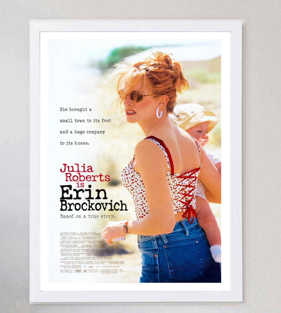 Shop Erin Brockovich 2000 Movie Poster for Sale - Printed Originals