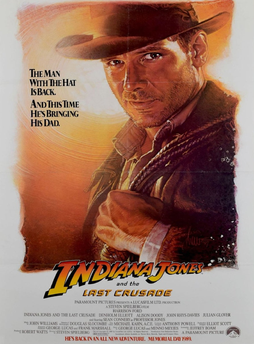 Indiana Jones and the Last Crusade Movie Poster - Printed Originals
