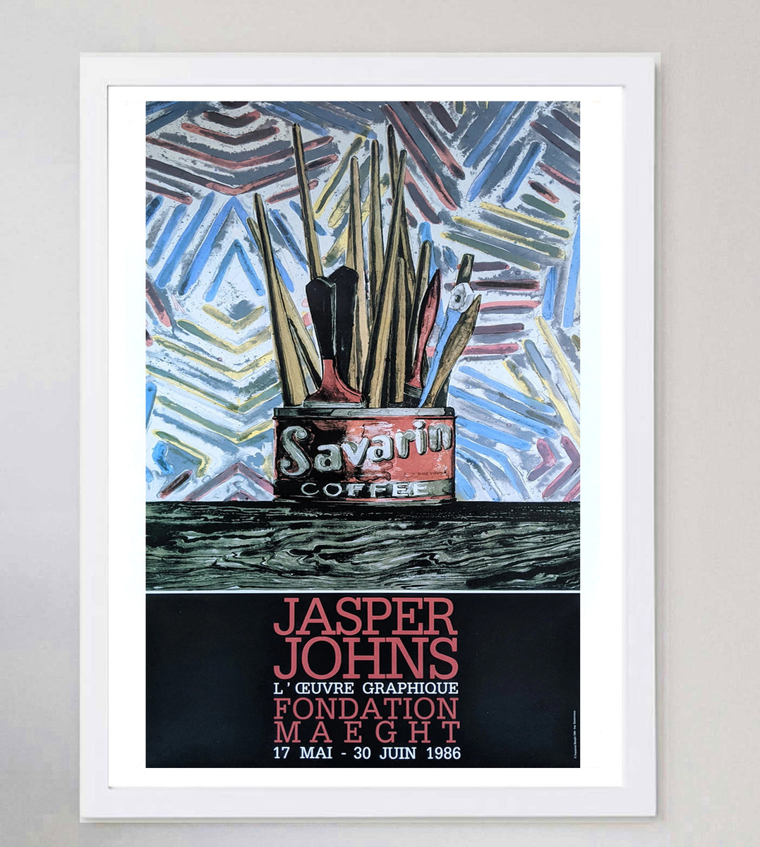 Shop Jasper Johns - Graphic Works Original Poster Online - Printed ...