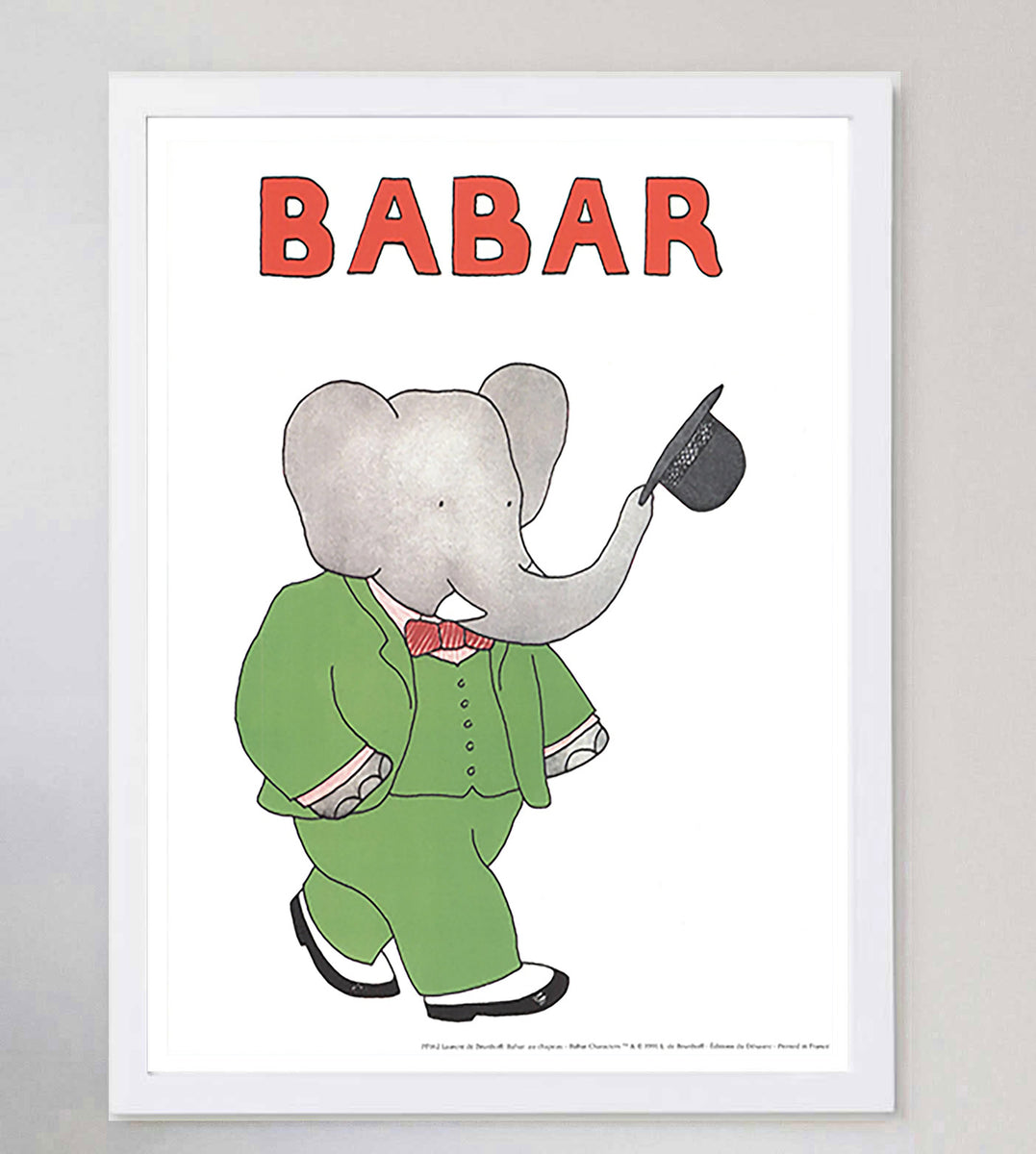 Shop Babar - 1991 Original Vintage Poster Online