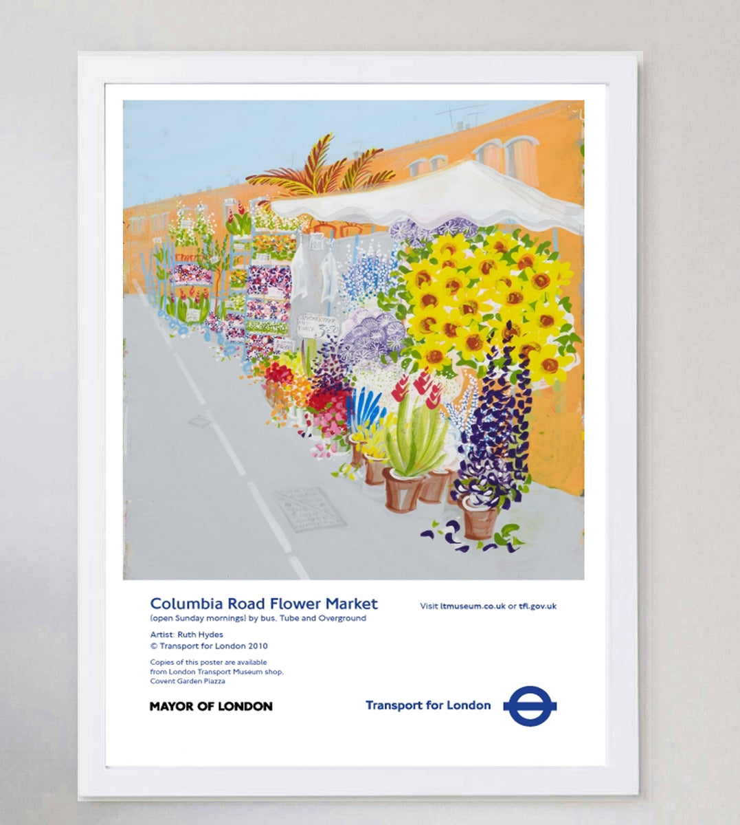 Shop TFL - Columbia Road Flower Market Original Vintage Poster