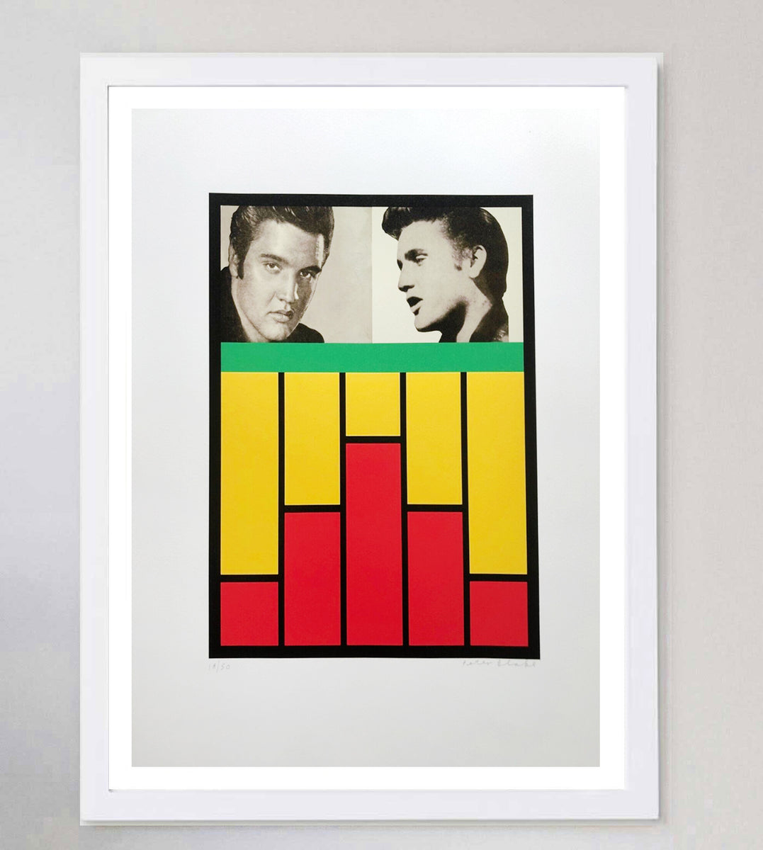 Shop Peter Blake - Elvis - Motif 10 Original Signed Silkscreen