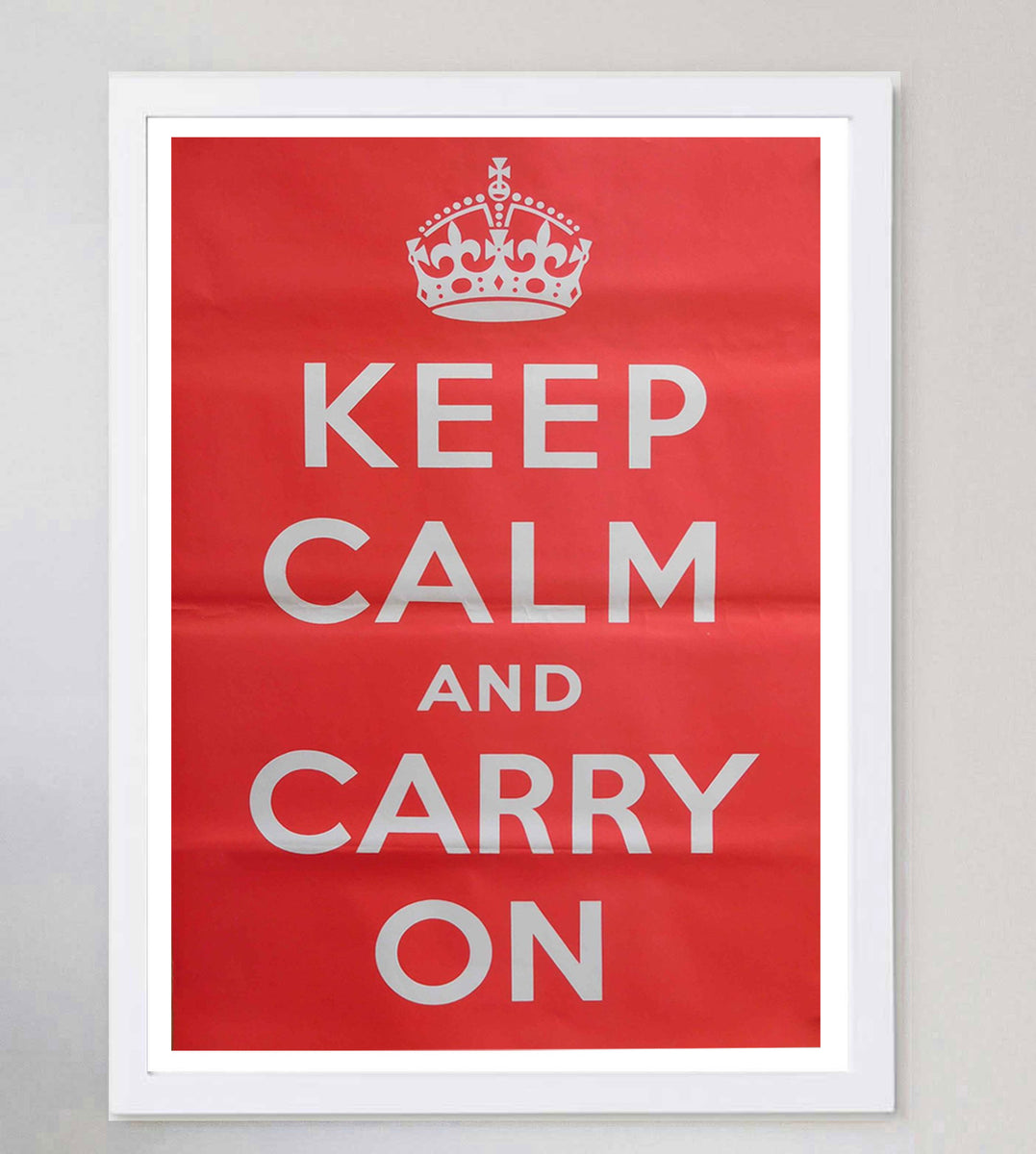 Shop Keep Calm and Carry On 1939 Original Vintage Poster