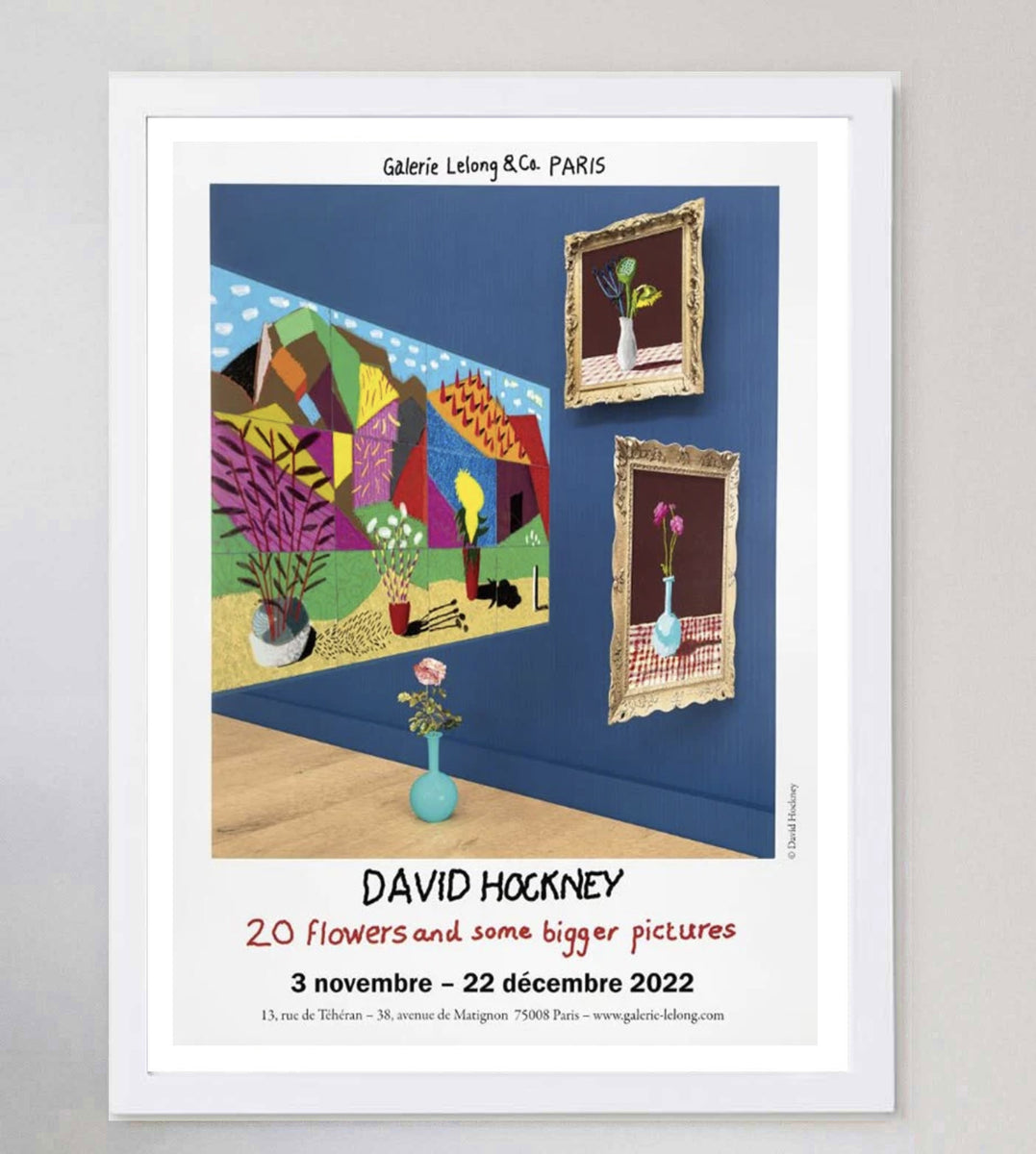 Shop David Hockney - Galerie Lelong Paris Original Poster Online ...