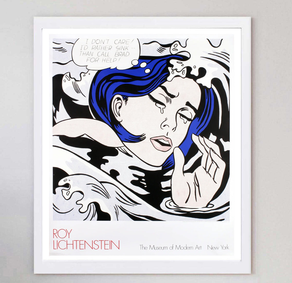 Roy Lichtenstein - Drowning Girl - Museum of Modern Art New York ...