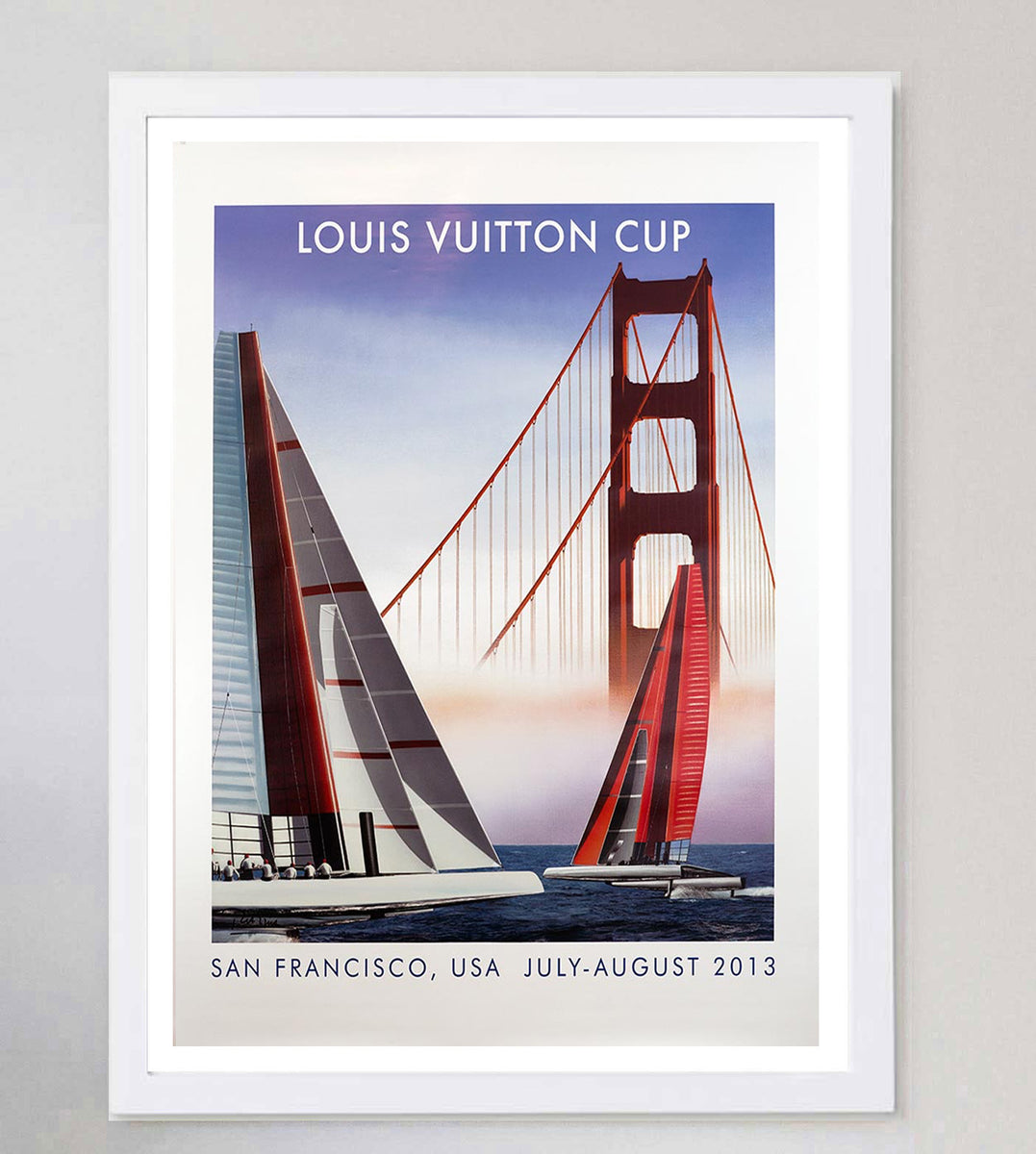 Shop Louis Vuitton Cup San Francisco 2013 - Razzia Original Poster Online