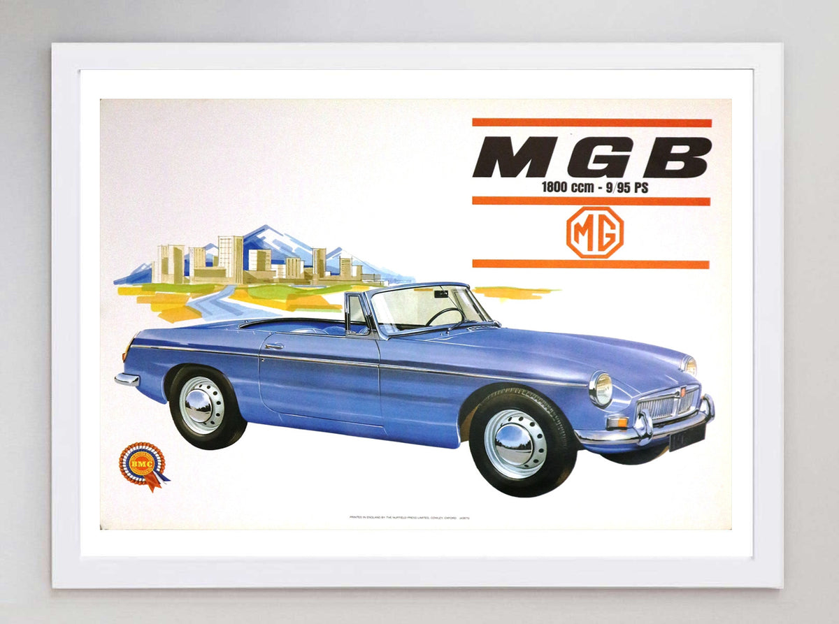 Shop MG MGB 1962 Original Poster - Vintage Posters at Printed Originals