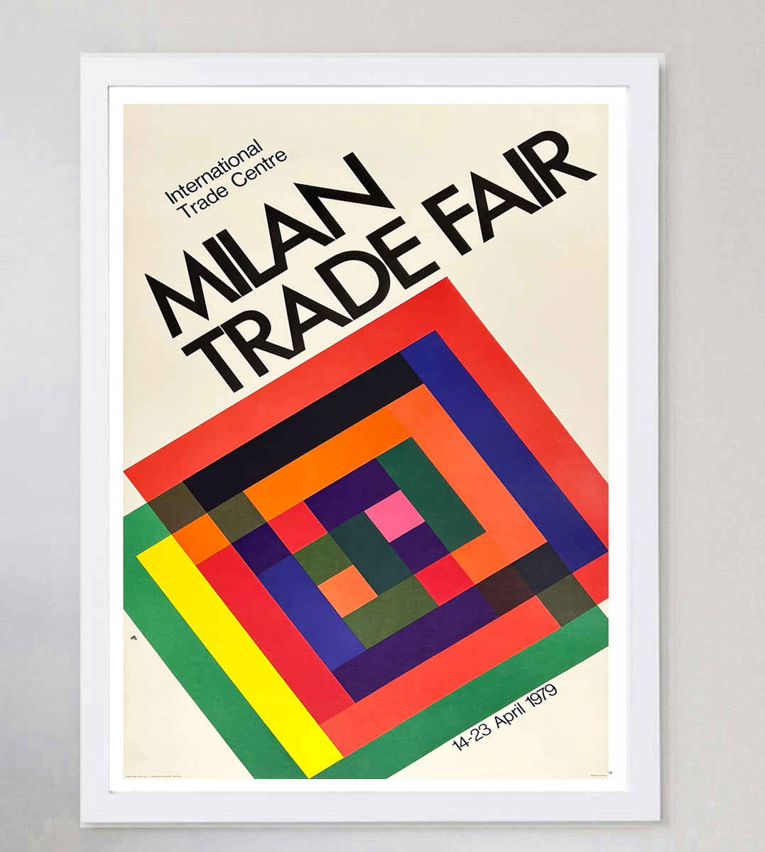 Shop Milan Trade Fair 1979 - Original Vintage Poster | Printed Originals