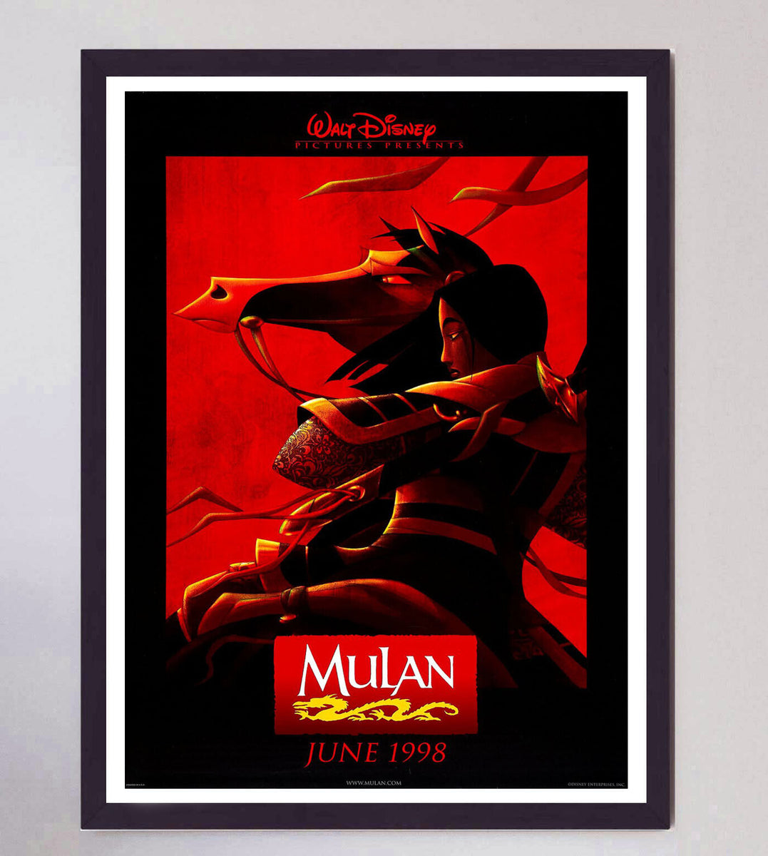 Shop Mulan Original Movie Poster For Sale - Original Film Poster