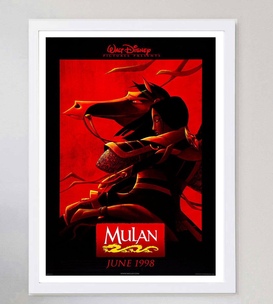 Shop Mulan Original Movie Poster For Sale - Original Film Poster