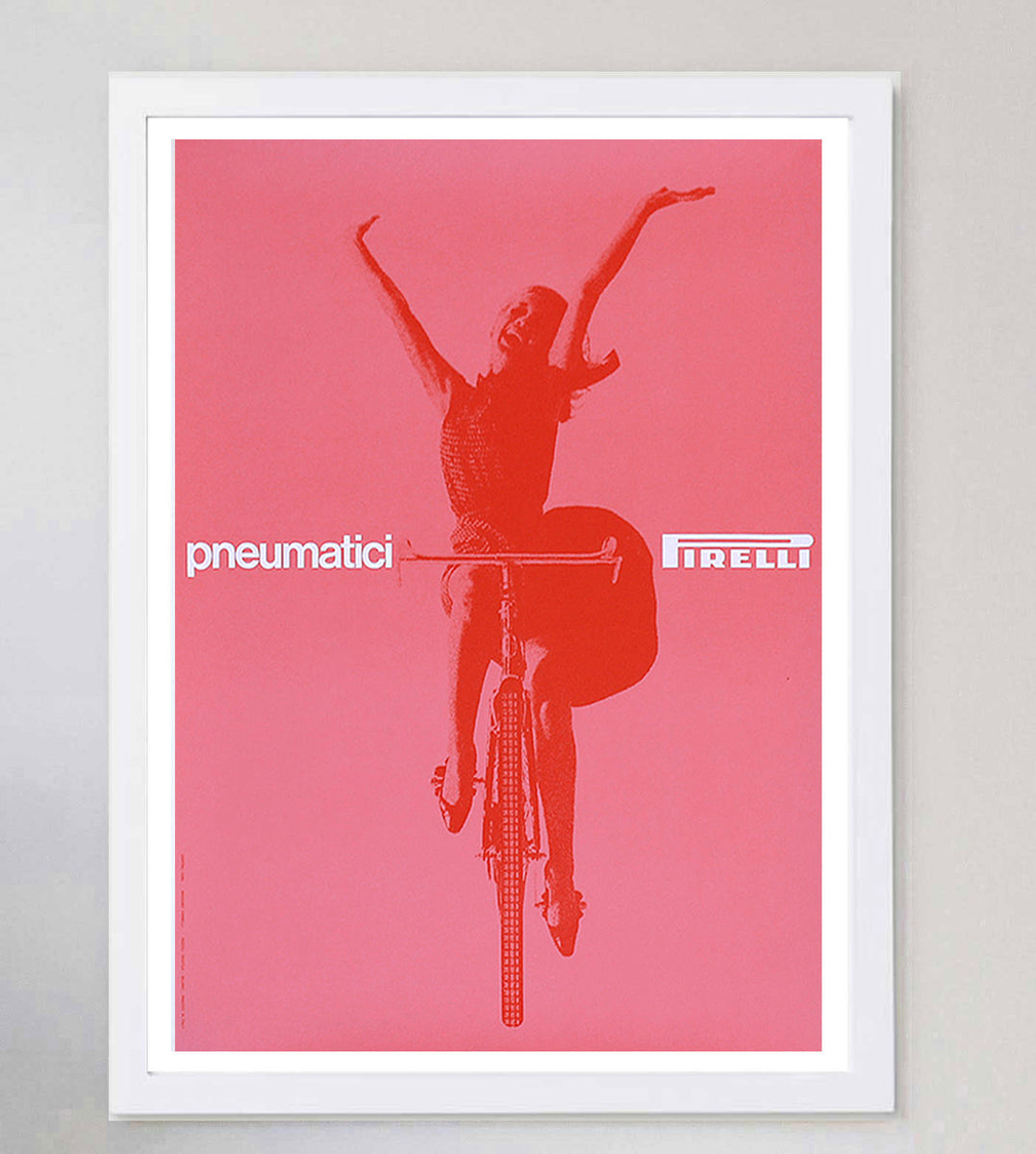 Shop Pneumatici Pirelli 1963 Original Vintage Poster