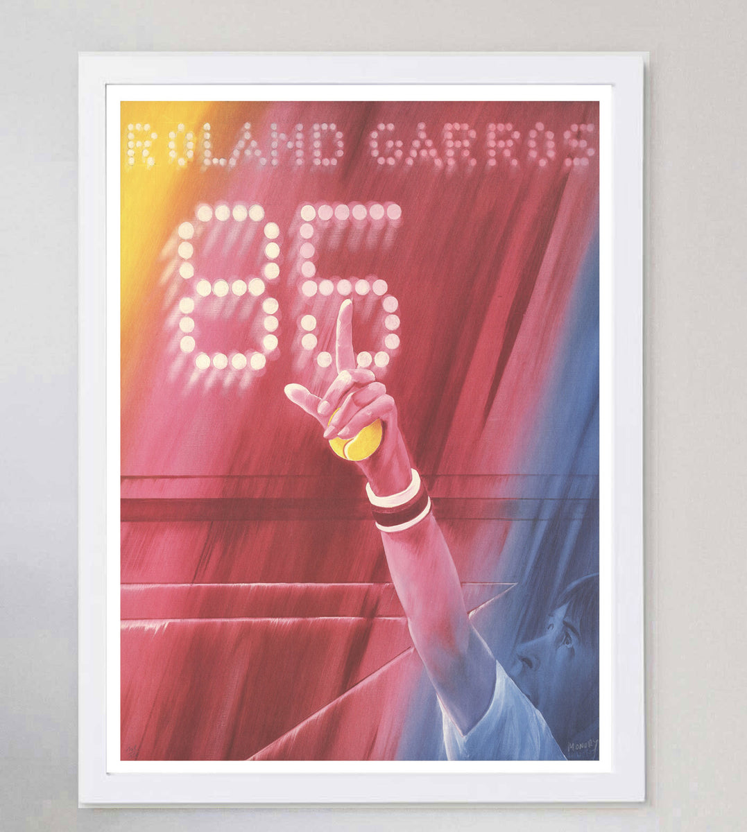 Shop French Open Roland Garros 1985 Original Vintage Poster
