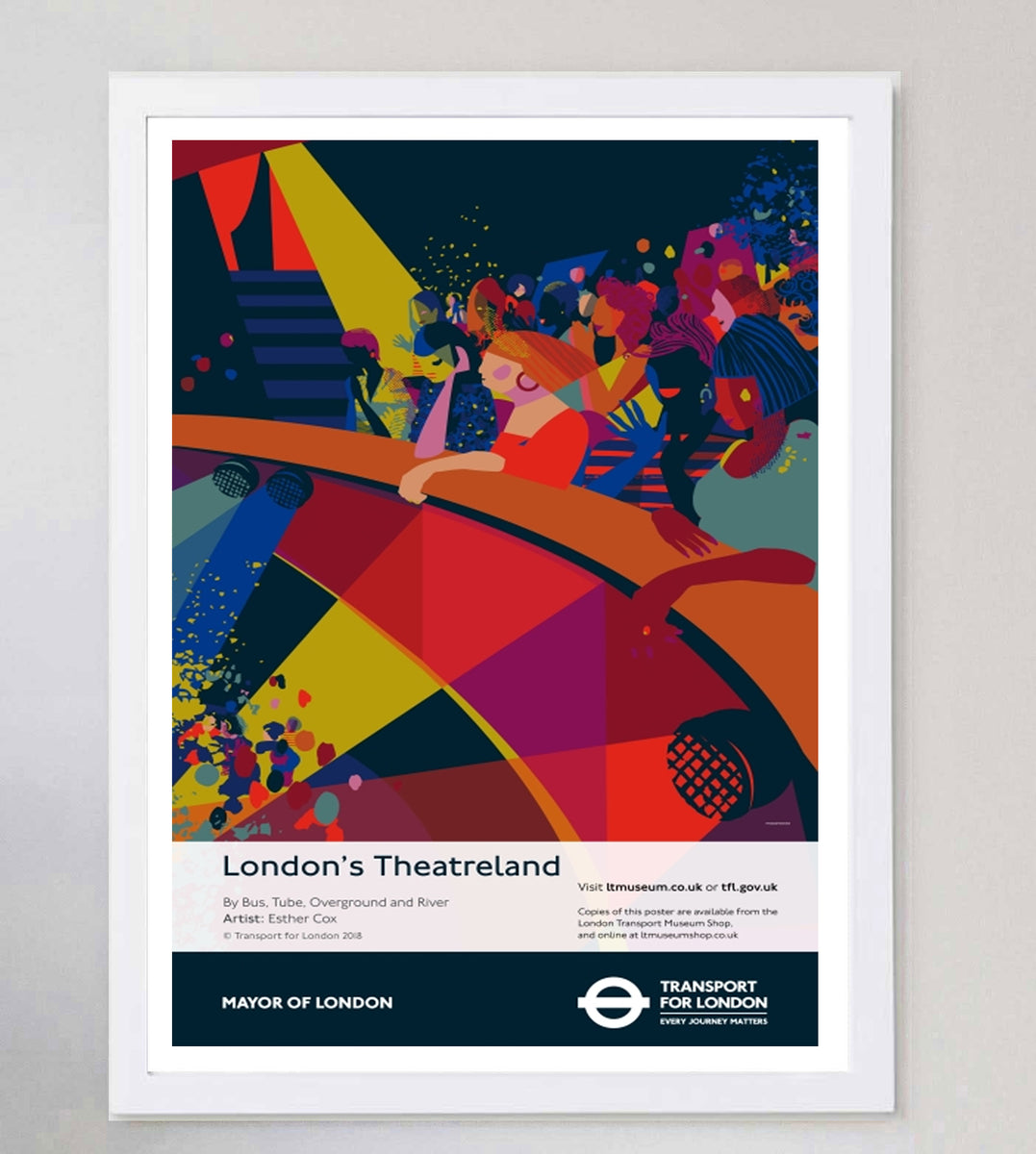 Shop TFL - London's Theatreland Original Vintage Poster