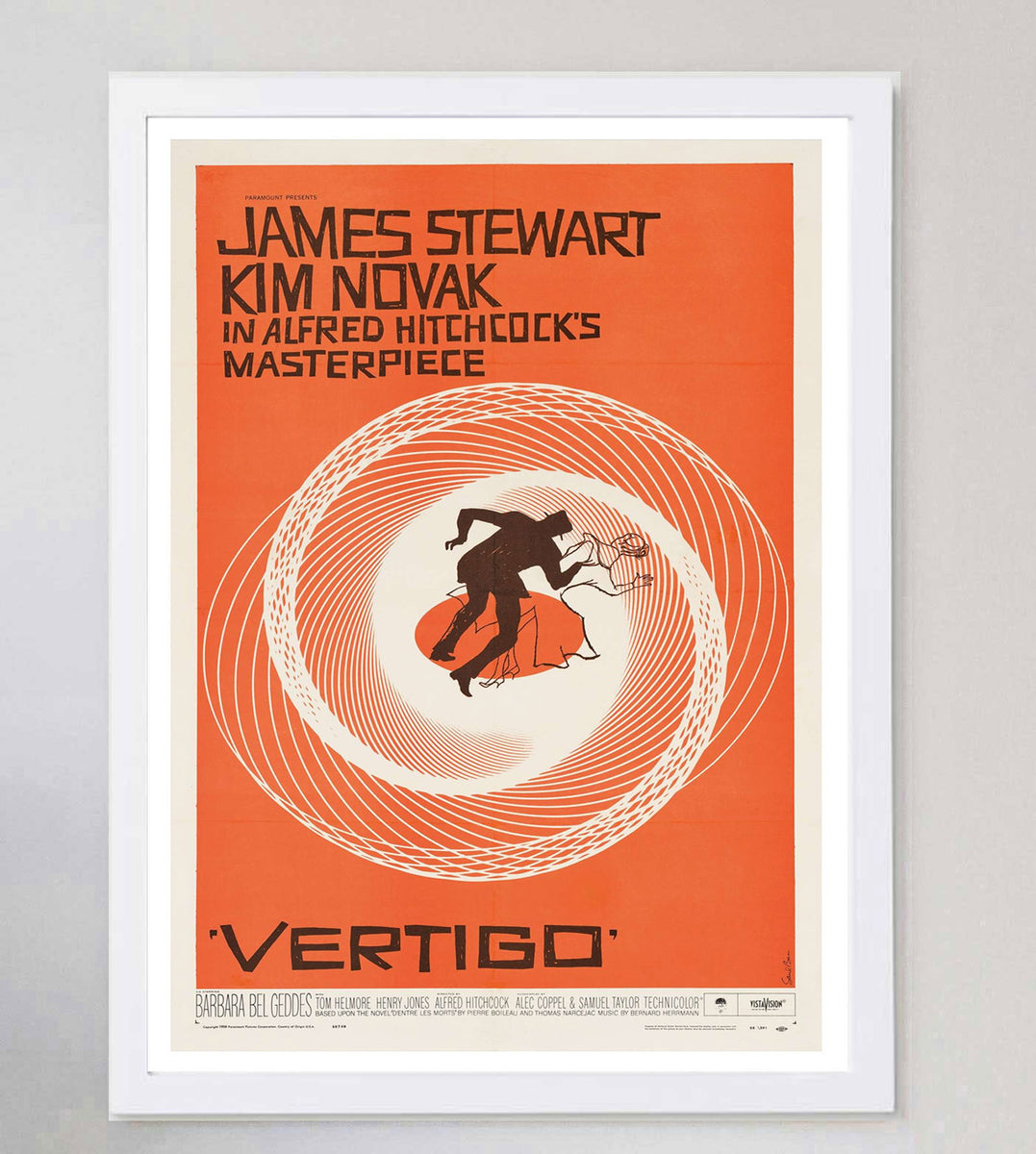Shop Vertigo by Saul Bass Original 1958 Vintage Film Poster Online