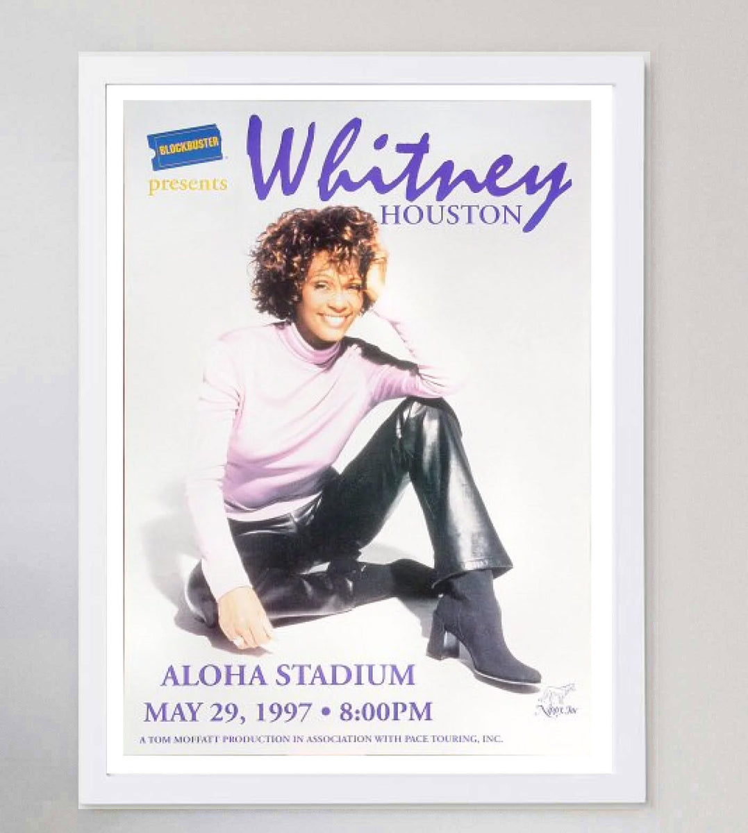 Shop Whitney Houston - Hawaii 1997 Original Vintage Poster