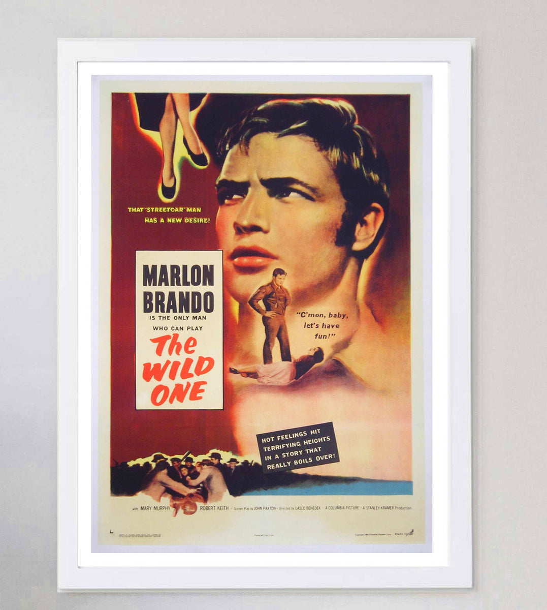 The Wild One Poster The Wild One 1953 Marlon Brando Film Black And