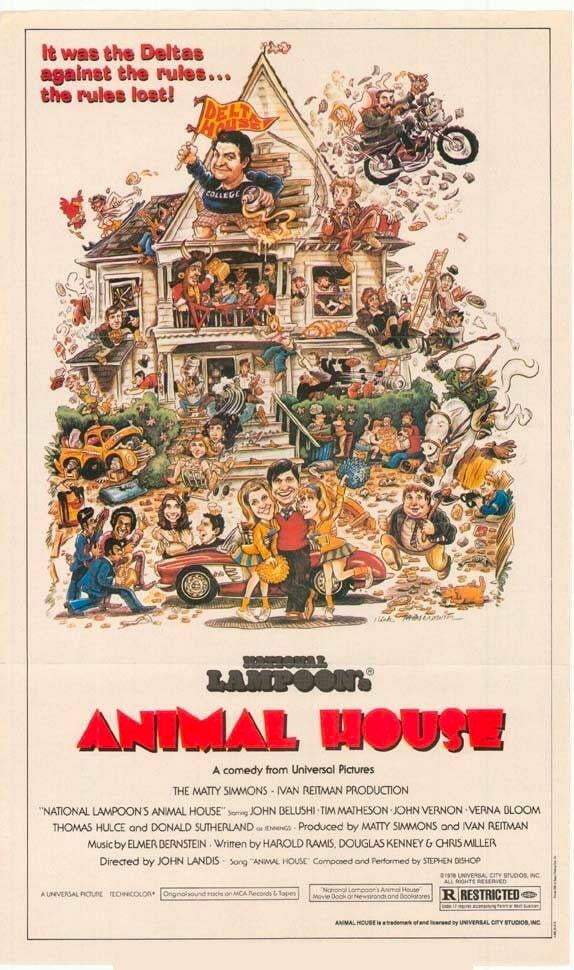 Buy Animal House 1978 Movie Poster - Multiple Framing Options Available