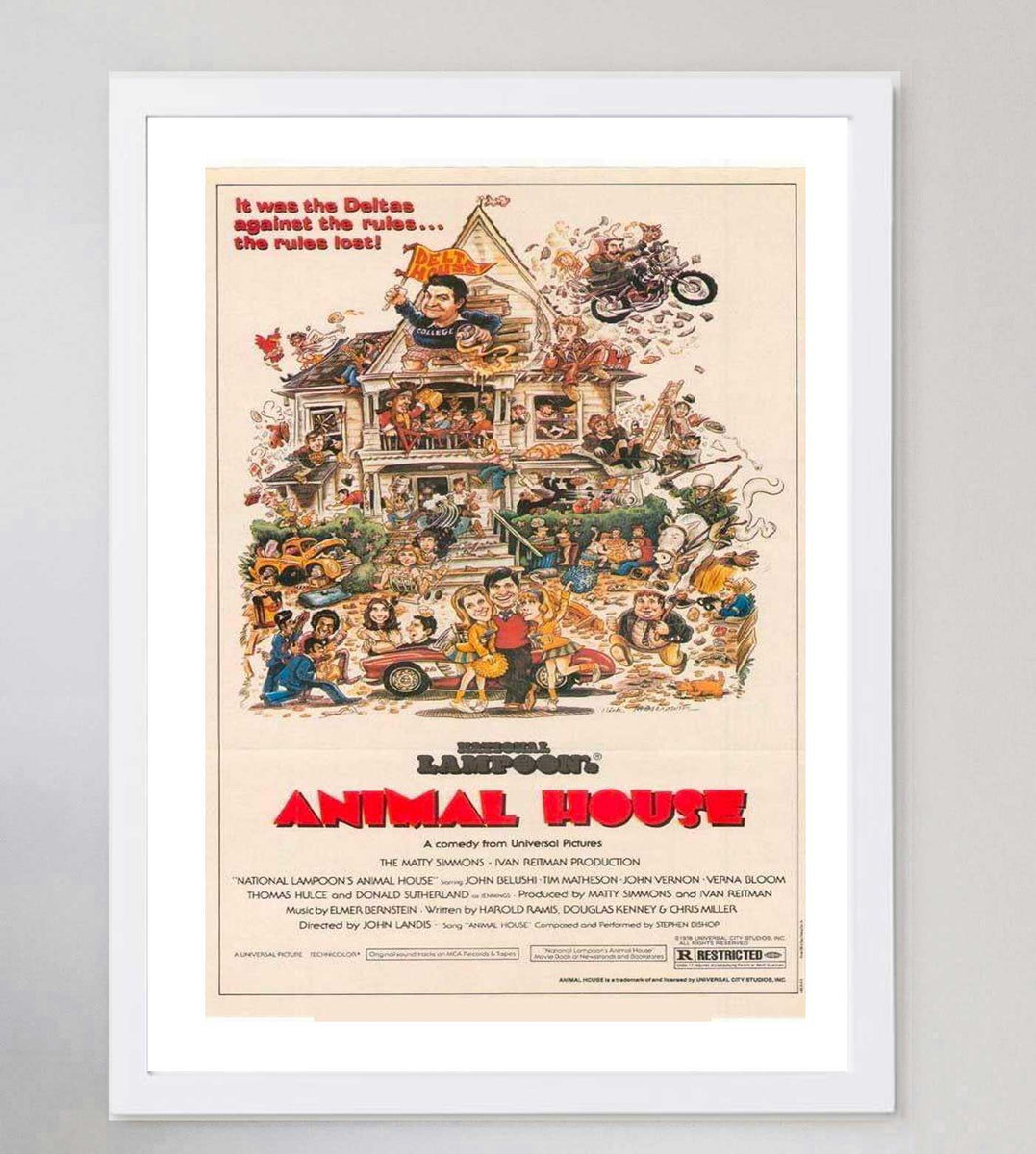 Buy Animal House 1978 Movie Poster - Multiple Framing Options Available