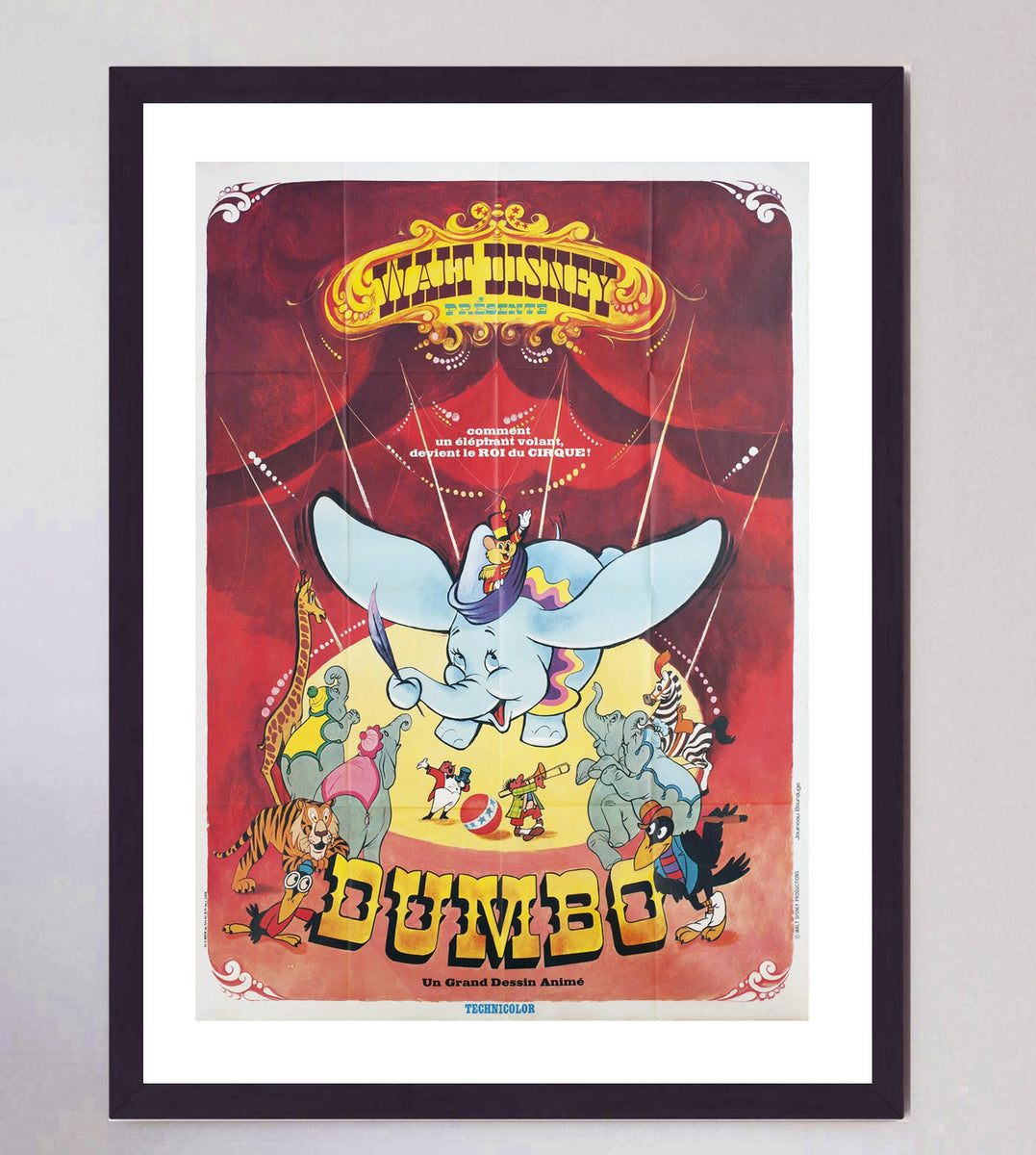 Shop Dumbo (French) Original Vintage Poster at Printed Originals