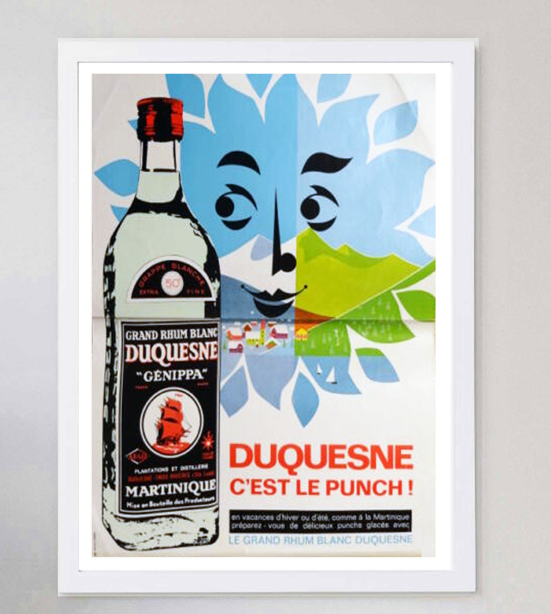 Shop Duquesne Rum Original Poster For Sale - Printed Originals