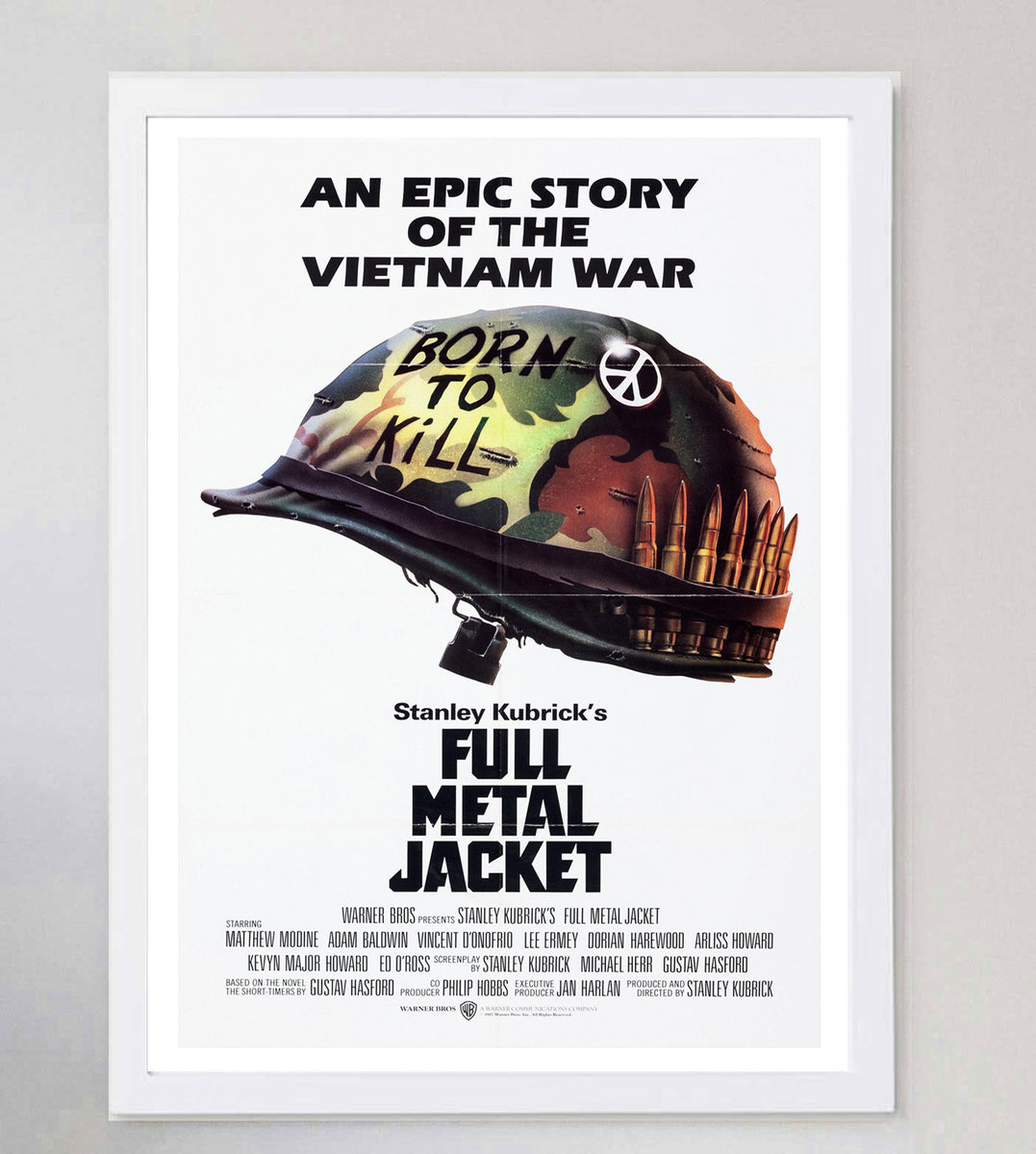 Full Metal Jacket Original Vintage Poster | Vintage Movie Posters For Sale