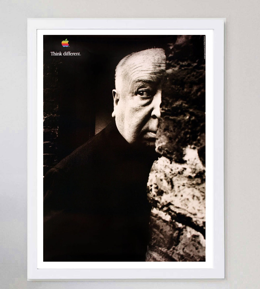 Shop Apple Think Different Alfred Hitchcock Original Vintage Poster 1998