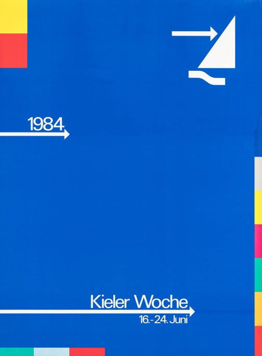 Shop Kiel Week (Kieler Woche) 1984 Original Vintage Poster | Printed ...