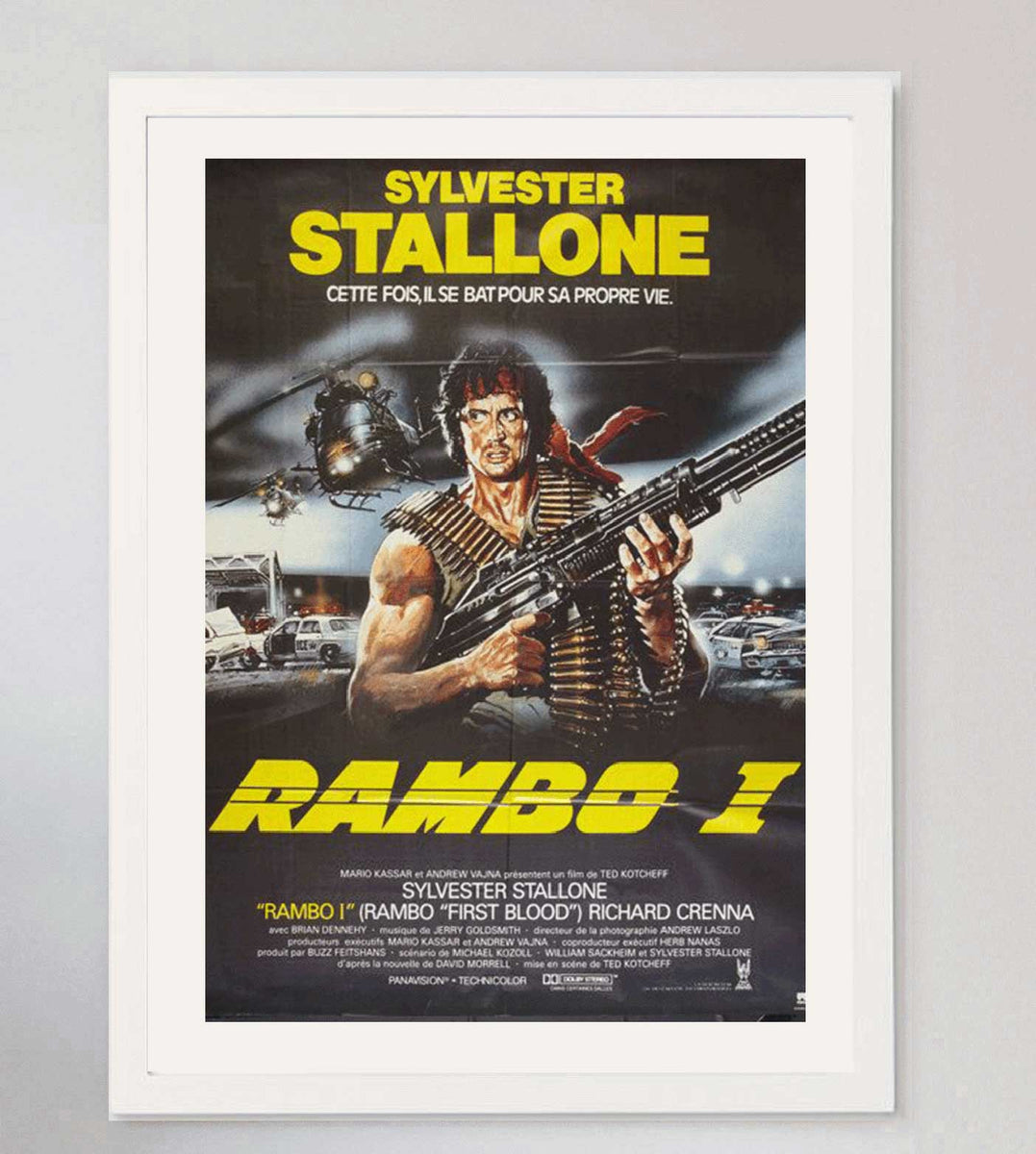 Rambo First Blood Poster | Sylvester Stallone Movie Posters