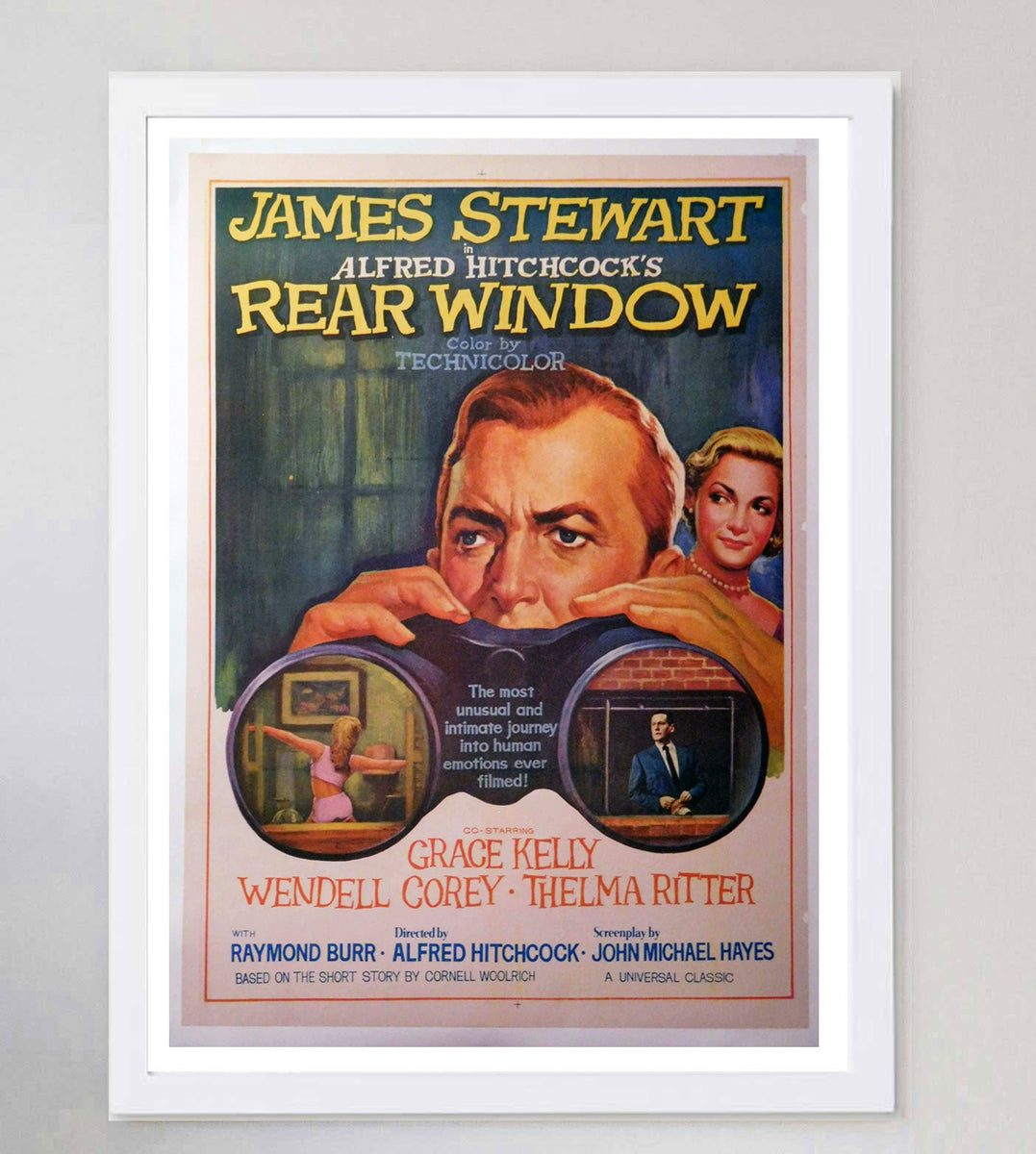 Shop Rear Window Original Vintage Poster | Film Posters at Printed ...