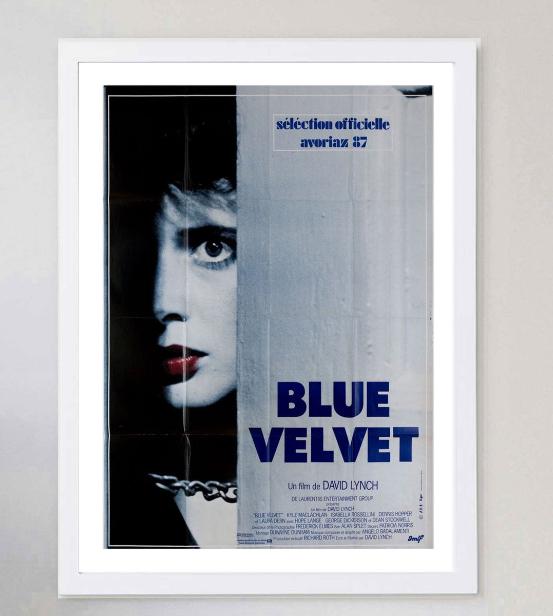 Vintage Blue Velvet Poster - •Original French Movie Poster Online