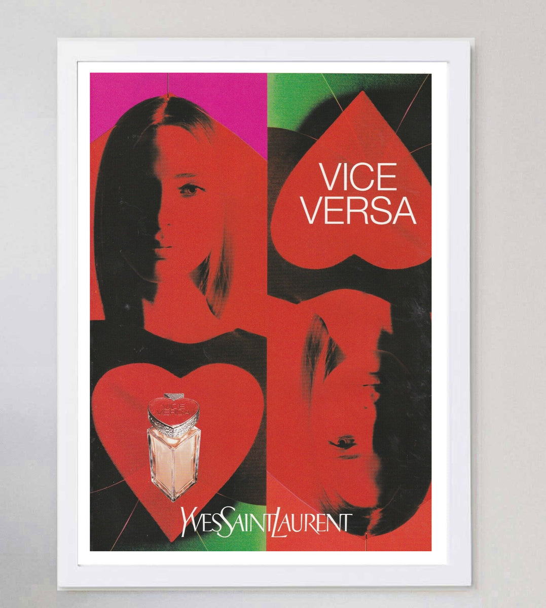 Shop Yves Saint Laurent Vice Versa Original Vintage Poster Online ...