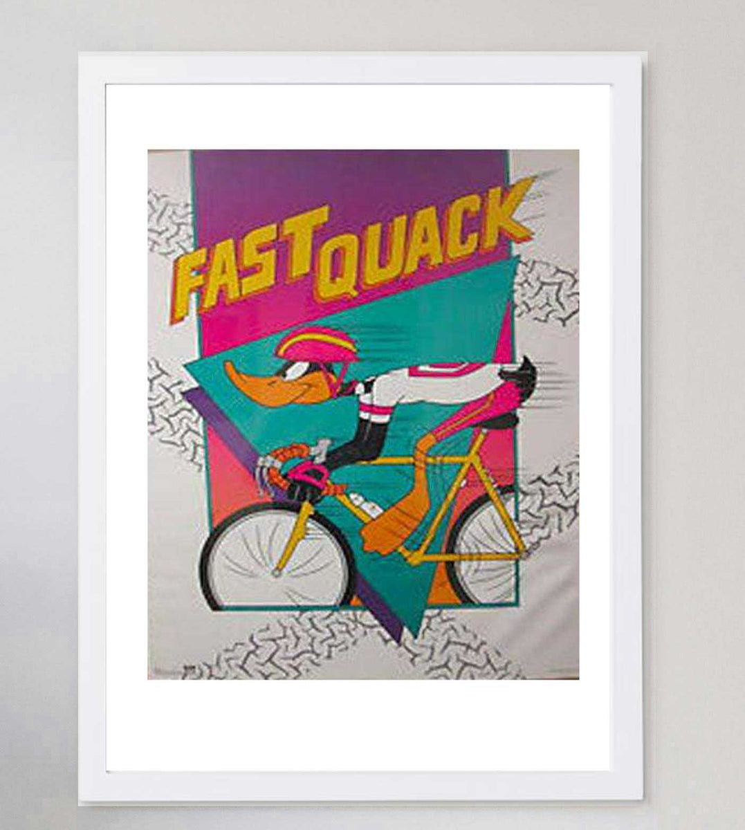 Buy WB Fast Quack Daffy Duck Poster Online - Printed Originals